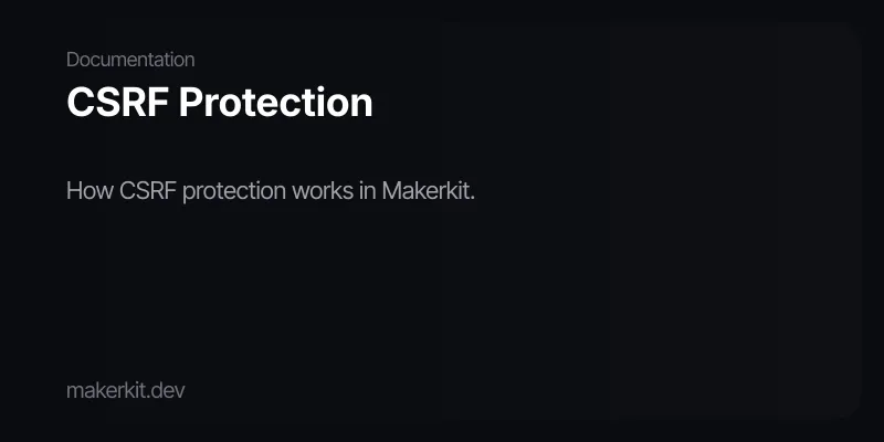 CSRF Protection